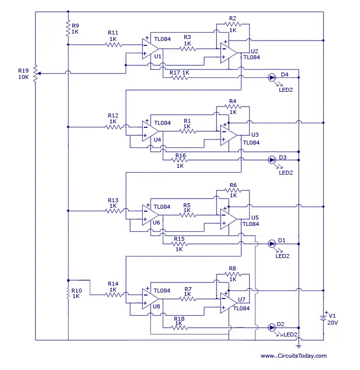 >Voltage Level Detector Circuit | Today's Circuits >Voltage Level Detector Circuit | Today's Circuits