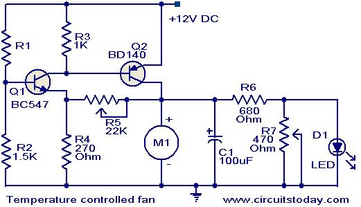 Fan Control Circuit Diagram