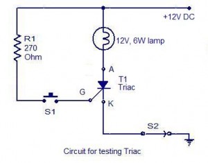How to test an SCR - Electronic Circuits and Diagrams-Electronic ...