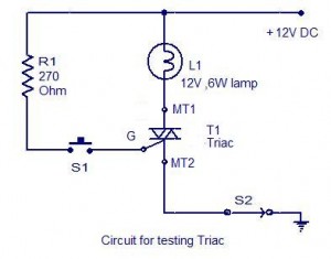 How to test a triac. - Electronic Circuits and Diagrams-Electronic ...