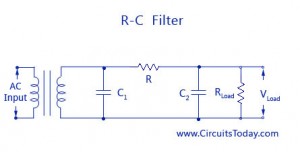 Filter Circuits-Working-Series Inductor,Shunt Capacitor,RC Filter,LC,Pi ...