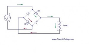 Full Wave Rectifier-Bridge Rectifier-Circuit Diagram with Design & Theory