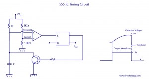 555 Timer IC-Block Diagram-Working-Pin Out Configuration-Data Sheet