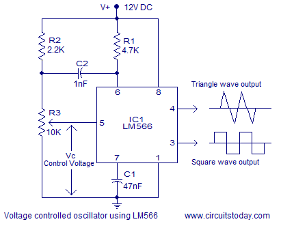 Vco Circuit Diagram Circuit Diagram