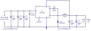 5V buck regulator using LM2678 - Electronic Circuits and Diagrams ...