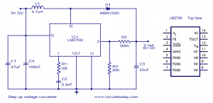 Step up Voltage converter DC to DC