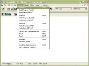 ISP Programmer/Burner with circuit diagram for AVR Atmega Micro Controller