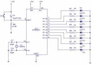 8 channel 6 function light chaser using 8051. Thisproject is based on ...