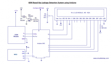Gas Leakage Detector using Arduino with GSM Module