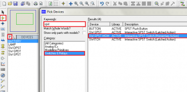 Proteus Tutorial-Switches and Relays-Types-Screenshots