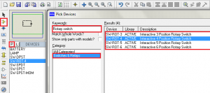 Proteus Tutorial-Switches and Relays-Types-Screenshots