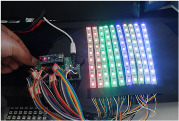 How to Make an LED Scroll Bar Using Arduino Nano