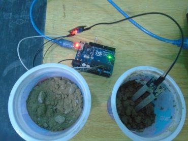 Arduino&Soil Moisture Sensor-Interfacing Tutorial-Circuit Diagram ...