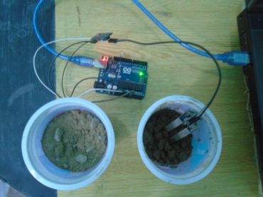 Arduino&Soil Moisture Sensor-Interfacing Tutorial-Circuit Diagram ...