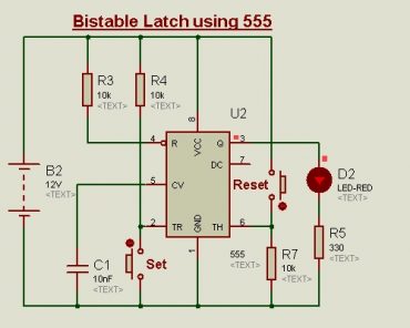 555 Timer Circuits in Proteus - Electronic Circuits and Diagrams ...