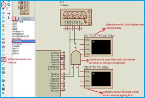 Interfacing GSM Module Using Proteus Simulation Software