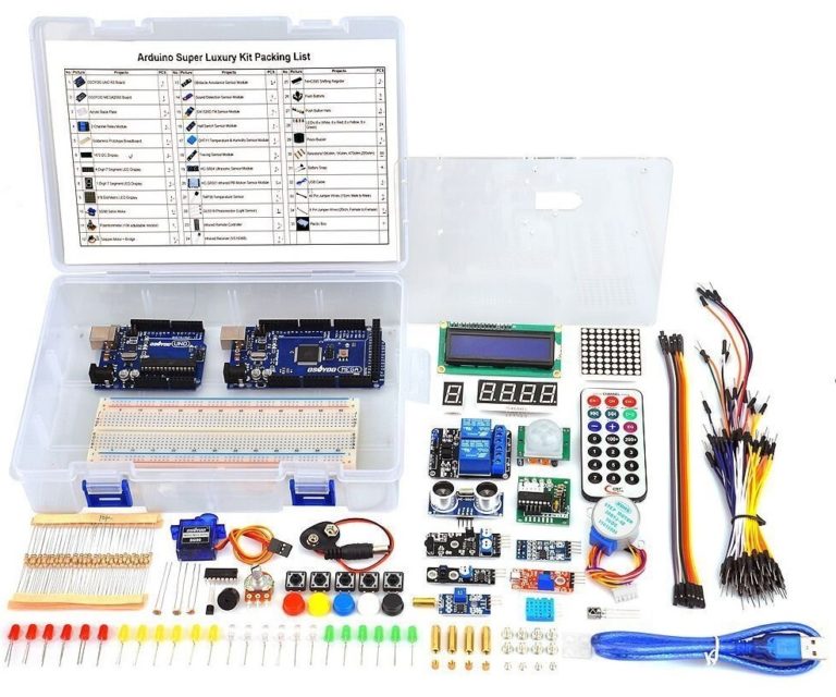 8 Best Arduino Starter Kit for Beginner - Arduino UNO R3 Kit, Components