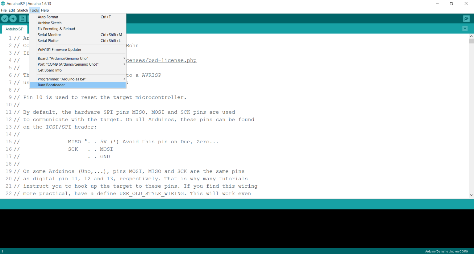 Program and upload bootloader in new ATmega328p IC. Program ATtiny25/45 ...
