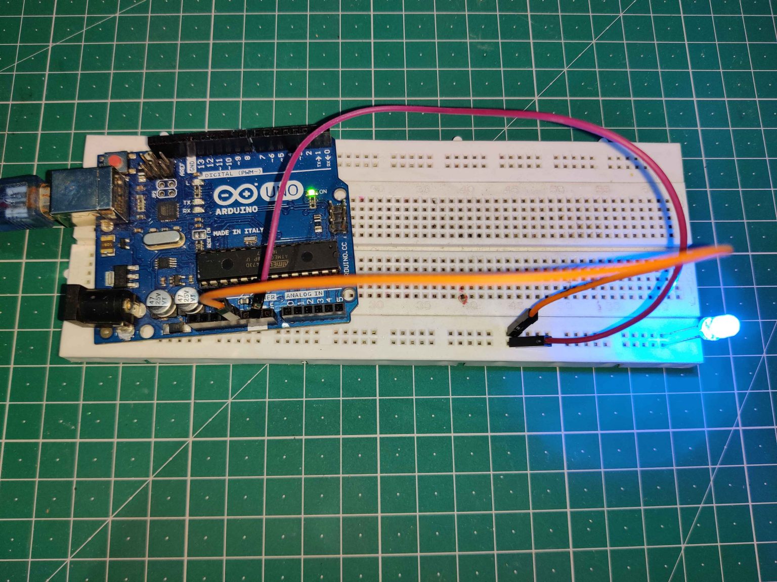 5x5x5 LED cube using Arduino Mega