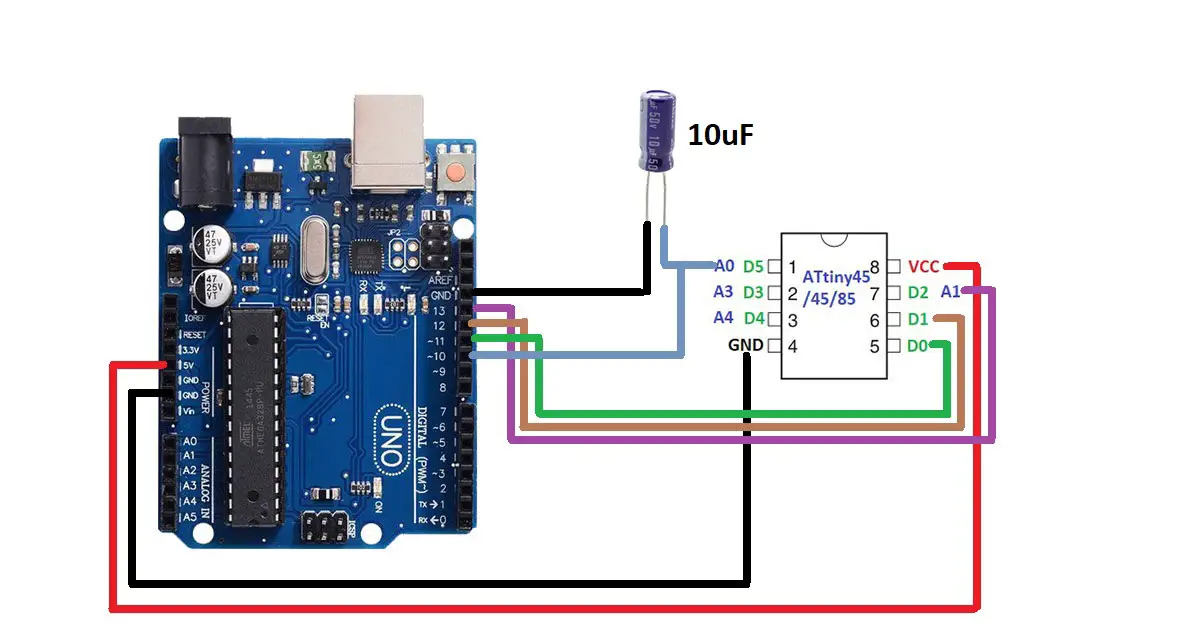 How To Upload Arduino Bootloader To Atmega328 Atmega8 And Attiny85 Arduino Bootloader Images