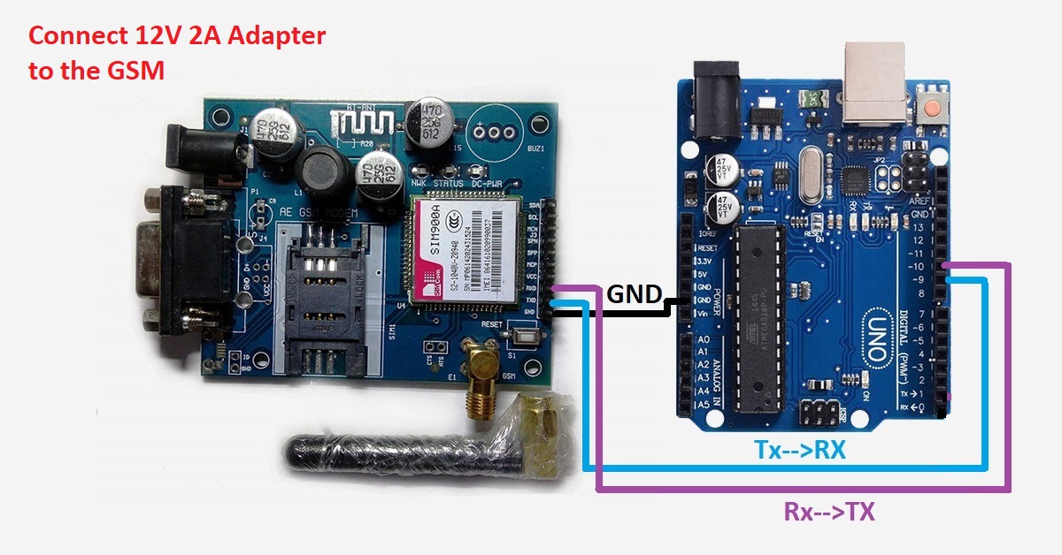 Interface GSM Module to Arduino - Send and Receive SMS